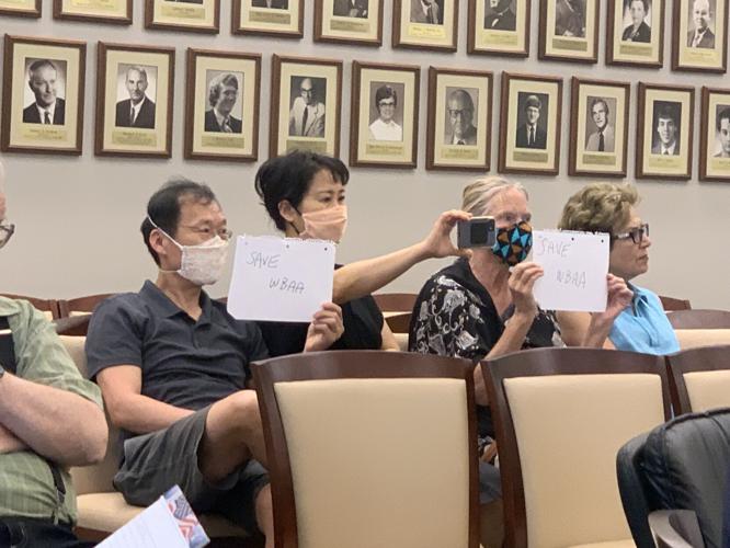 Community members protest the sale of WBAA | Campus | purdueexponent.org