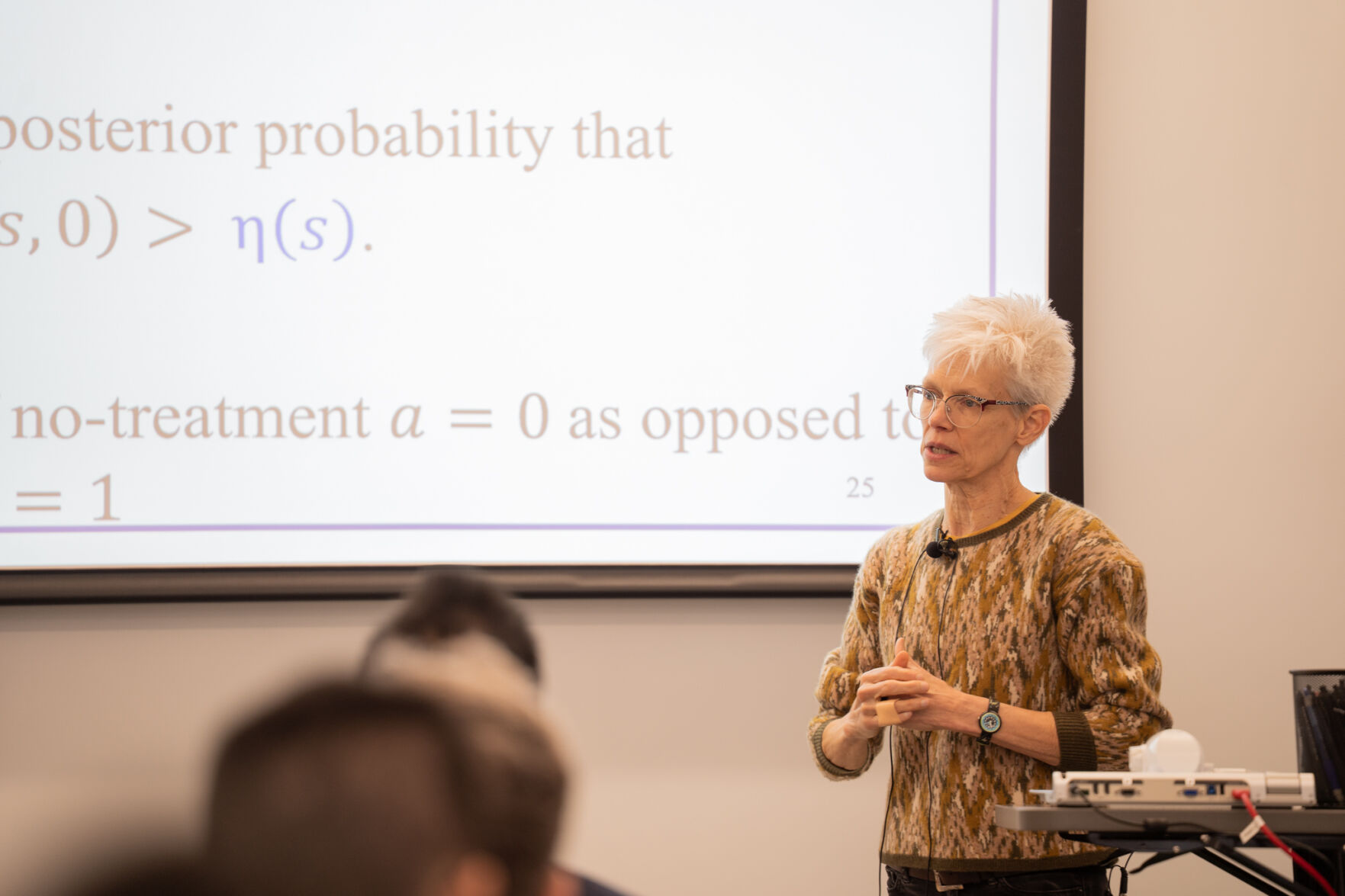 Harvard Professor Susan Murphy gives talk on AI applications in ...
