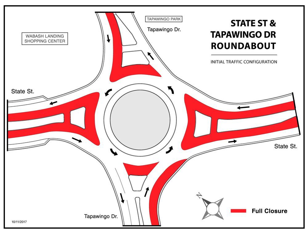 Tapawingo roundabout section to open Friday | Campus | purdueexponent.org