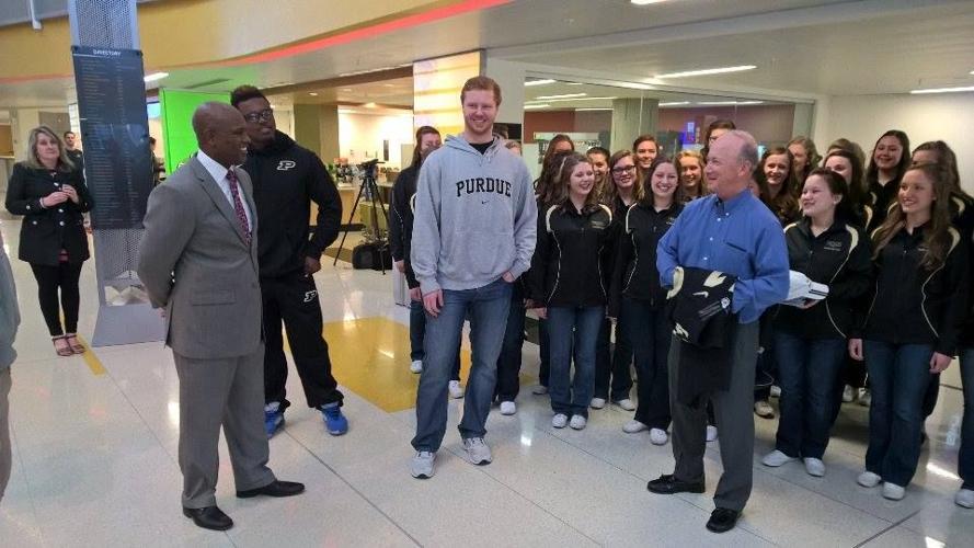 Happy birthday, Mitch: Purdue president surprised in Co-Rec | Campus ...