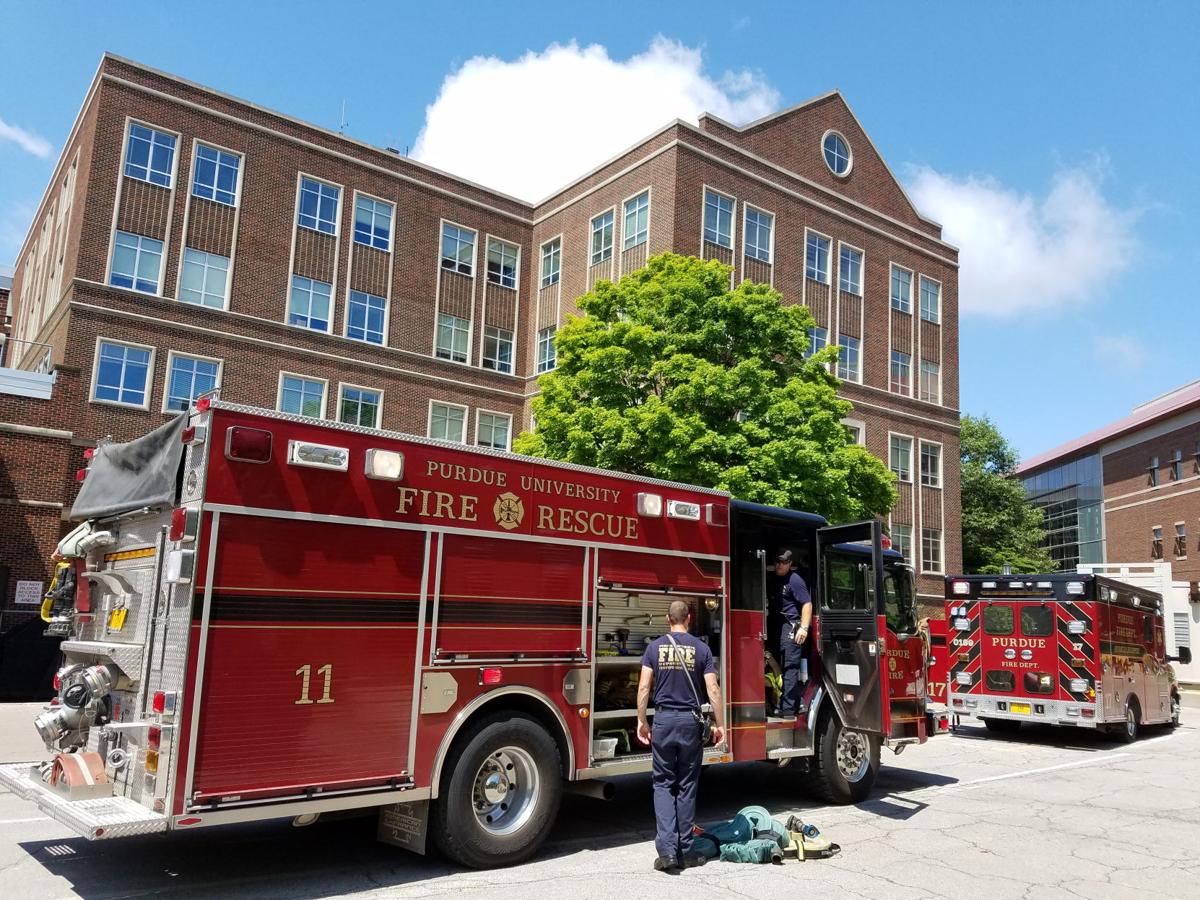 Fire at Hampton Civil Engineering building | Campus | purdueexponent.org