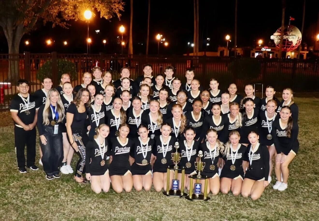 Purdue all-girls cheer team trip to UCA College Nationals | Club Sports ...