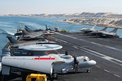 French aircraft carrier pre-positions for possible Hormuz mission ...