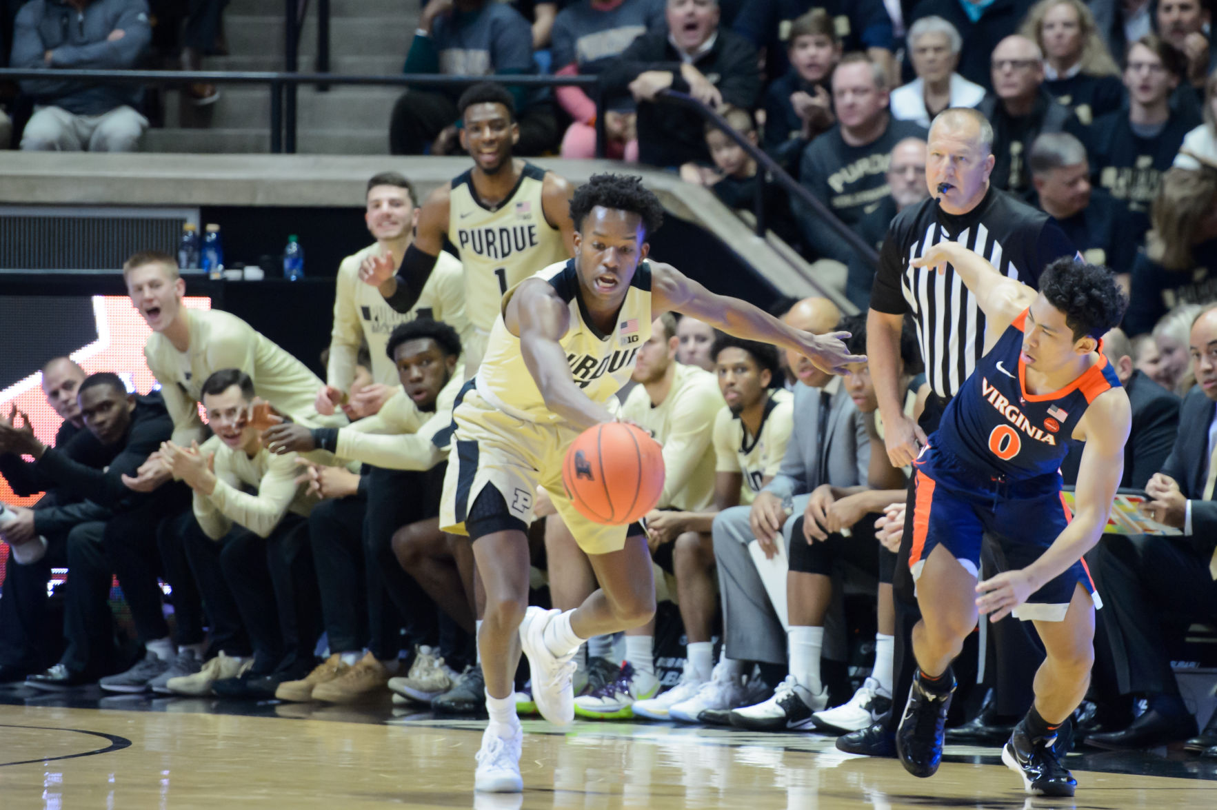 Purdue Men's Basketball: Hunter's high school jersey retired | Men's ...