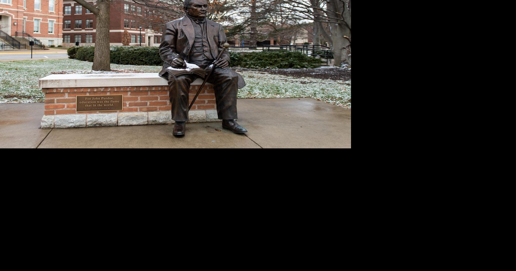1/17/21 Move in and back to school, John Purdue Statue | Campus ...