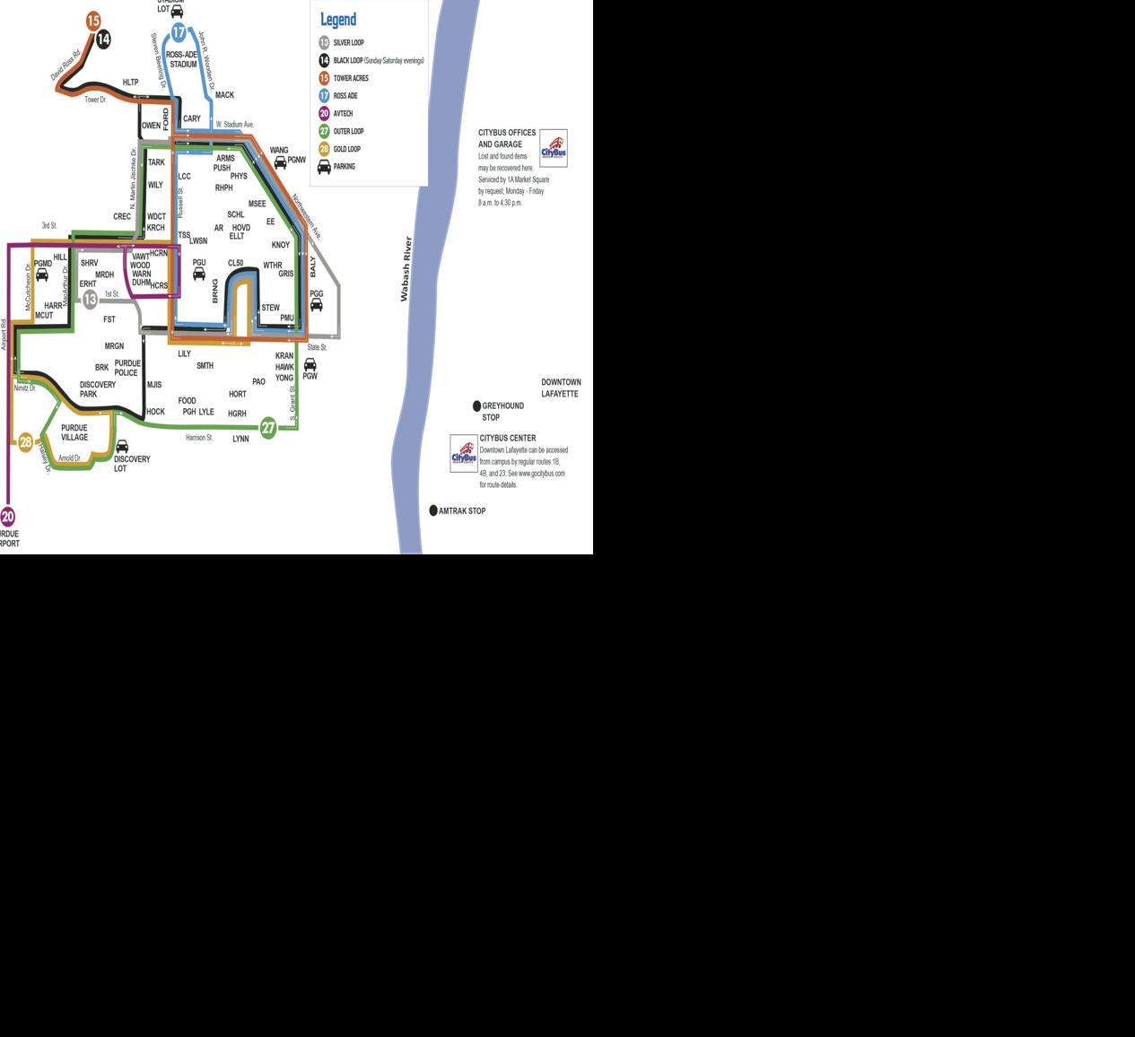 CityBus updates city, campus routes | City & State | purdueexponent.org