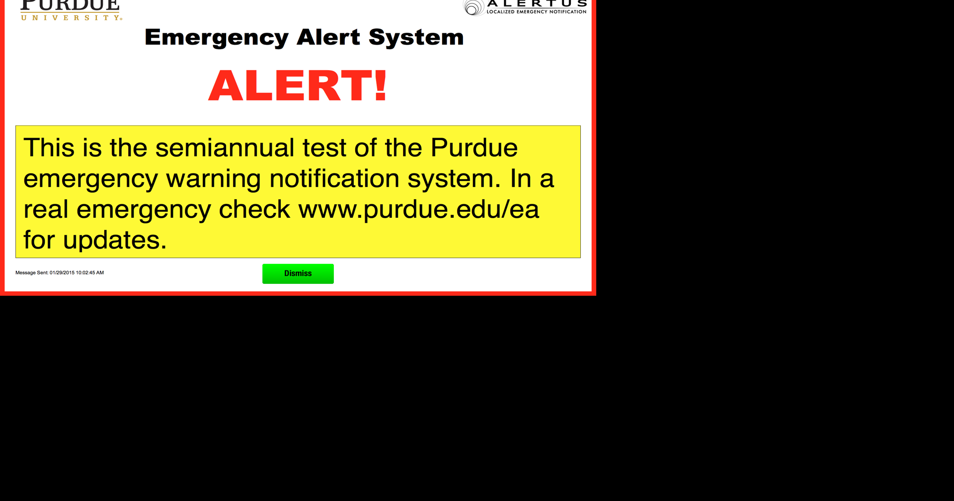 PurdueALERT tests Tuesday accompanies optional tornado drill | Campus ...