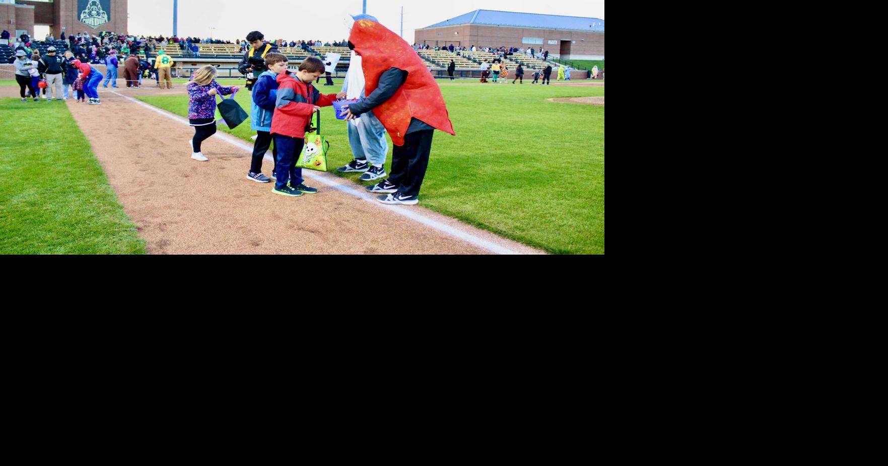 Purdue Baseball hosts annual Halloween Bash, Children receive candy ...