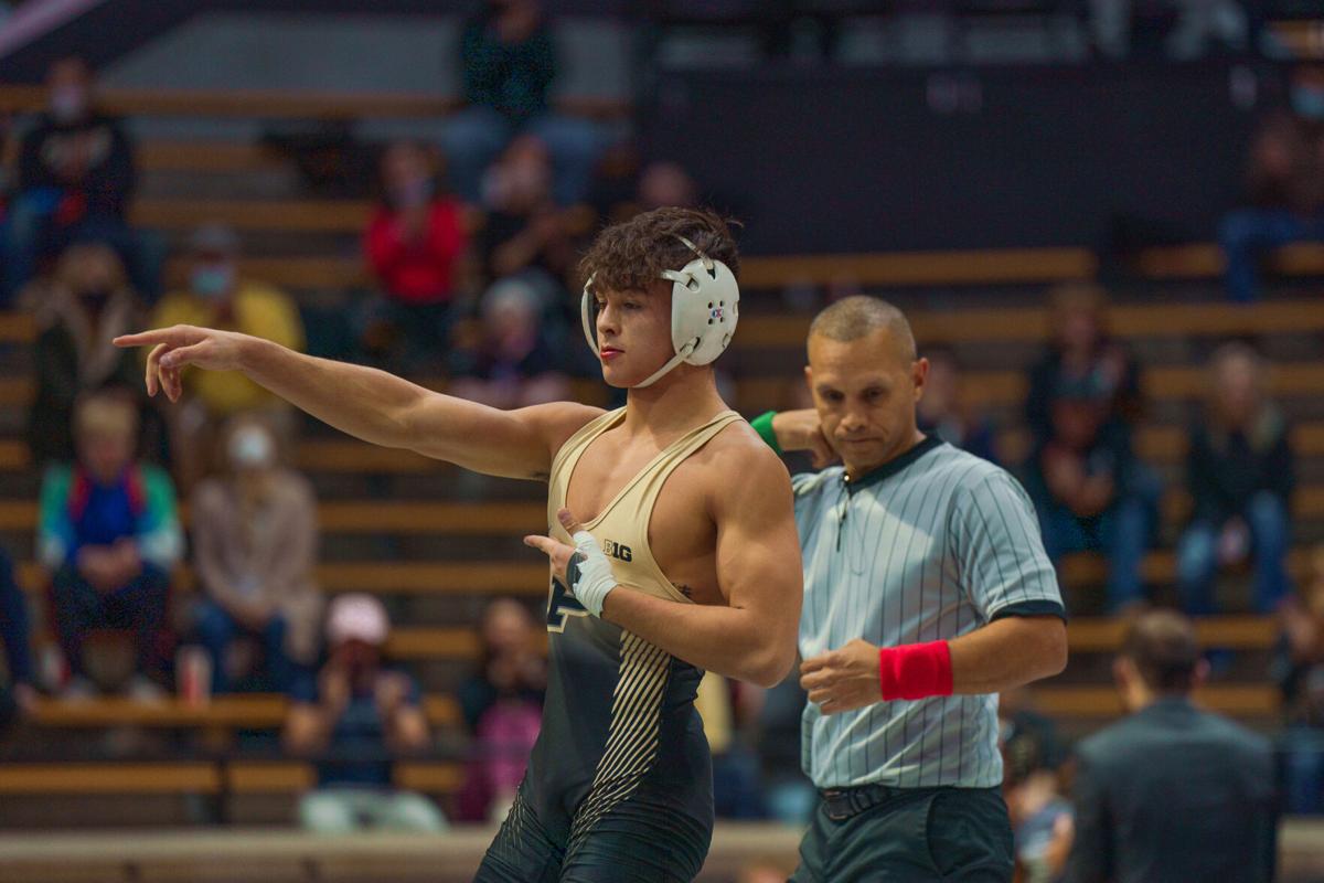 1/23/22 Wisconsin, Matt Ramos | Wrestling | purdueexponent.org