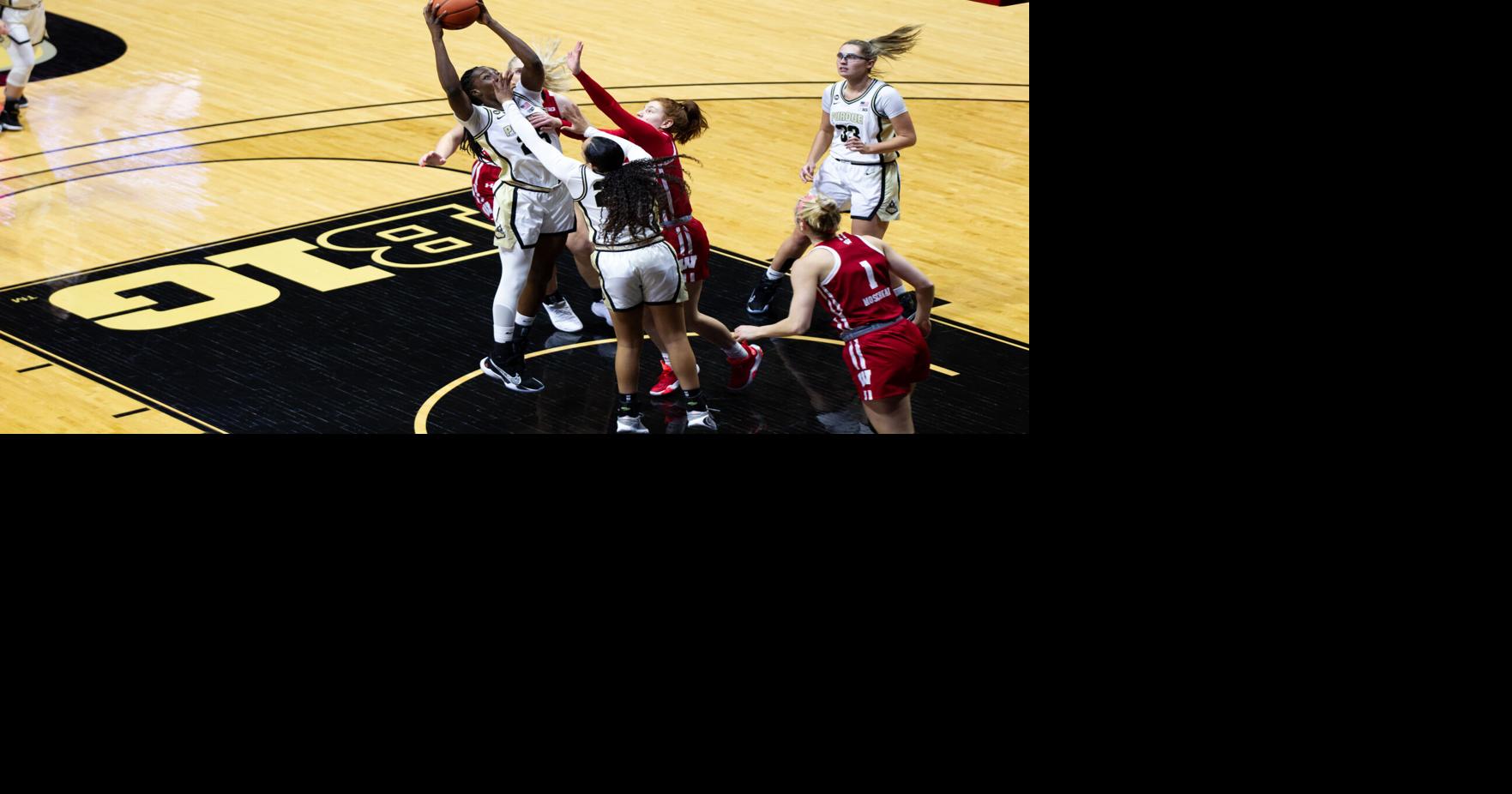 1/21/21 Purdue, Wisconsin Halftime: Tamara Farquhar with Madison Layden ...