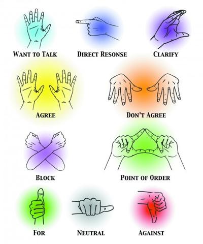 Occupy Purdue uses hand signals to talk about right-to-work | City ...