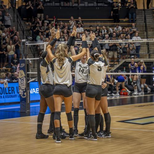 Purdue volleyball sweeps Big Ten opener in return to Mackey ...