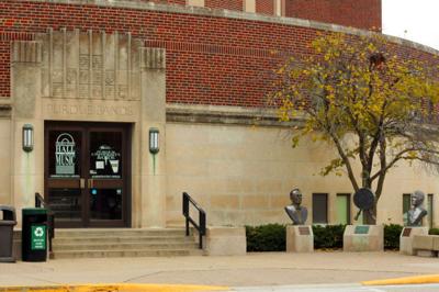All-American Marching Band at home in Elliott Hall of Music | Features ...