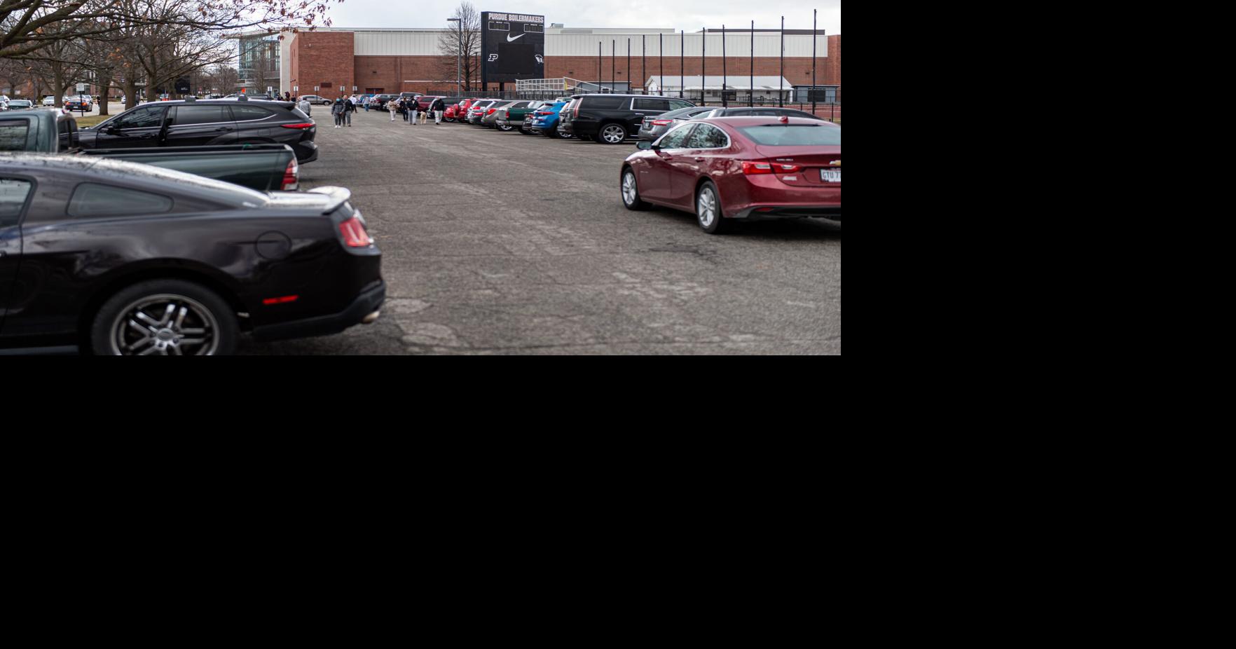 1/15/21 Return to Campus, Corec parking lot | Campus | purdueexponent.org