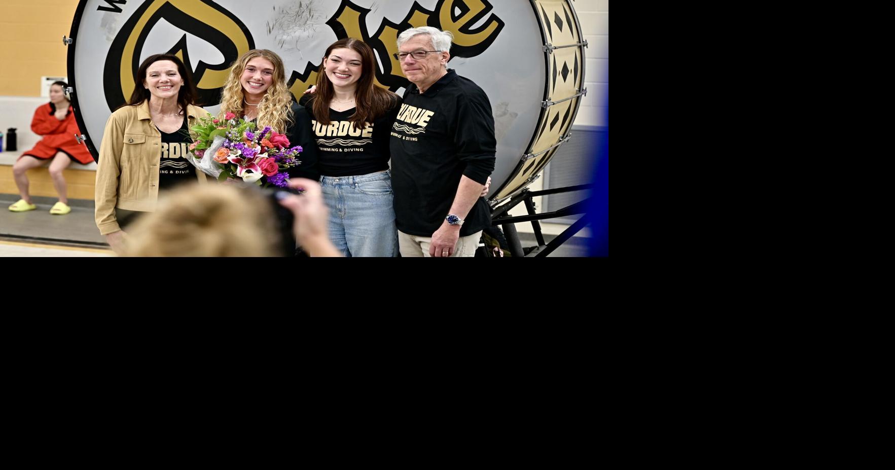 Purdue Swim and Dive seniors celebrated | Swimming And Diving ...