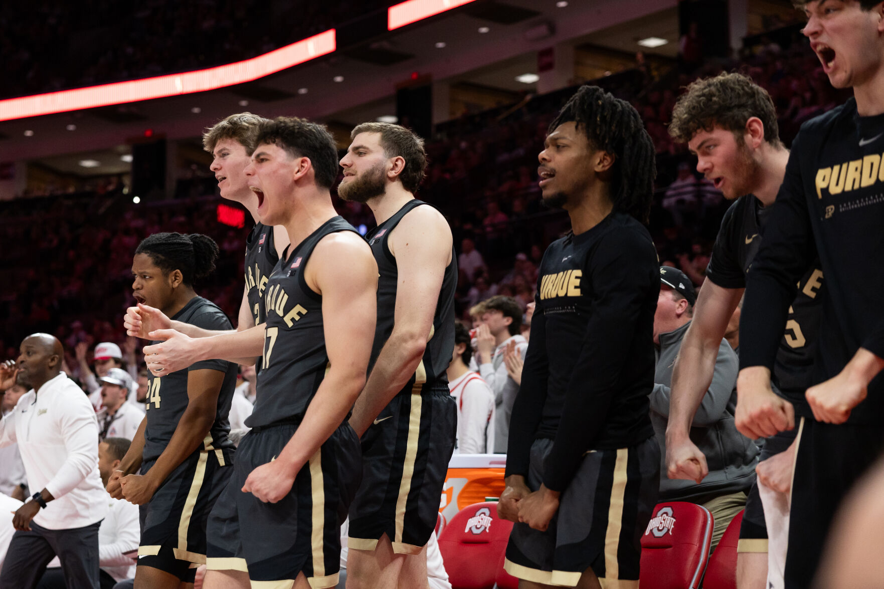 C.J. Cox’s elite shooting propels Purdue to comeback win | Men's ...