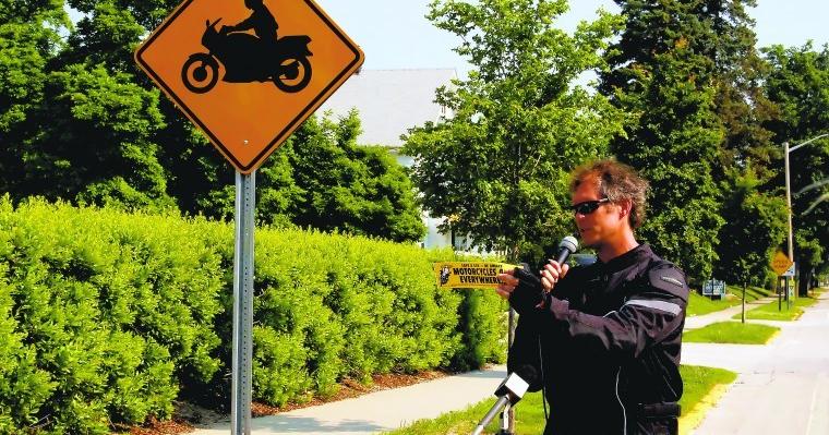 New sign promotes motorcycle safety | City | purdueexponent.org