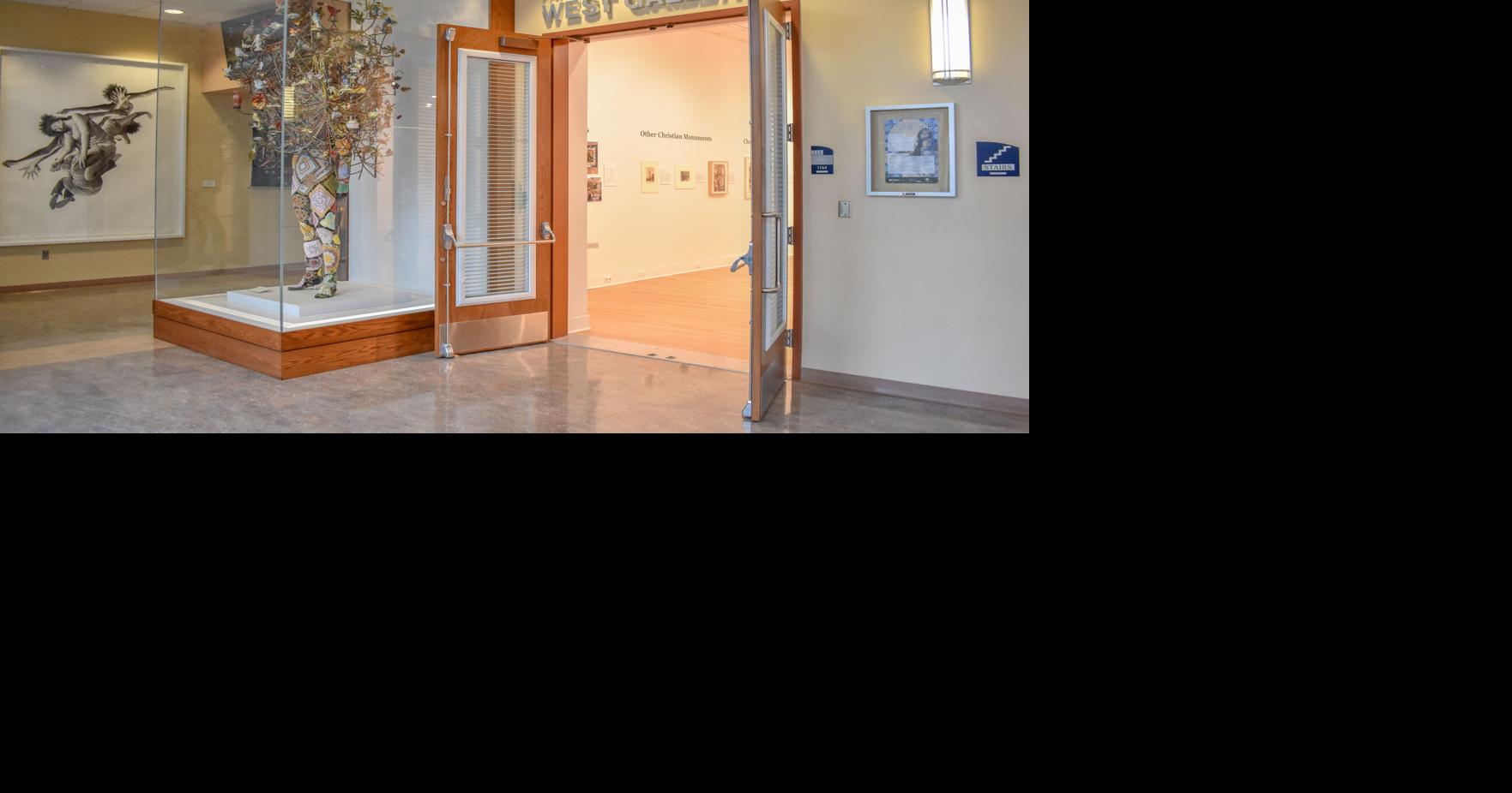 11/9/21 Pao Hall Galleries Display New Exhibits, West gallery entrance ...