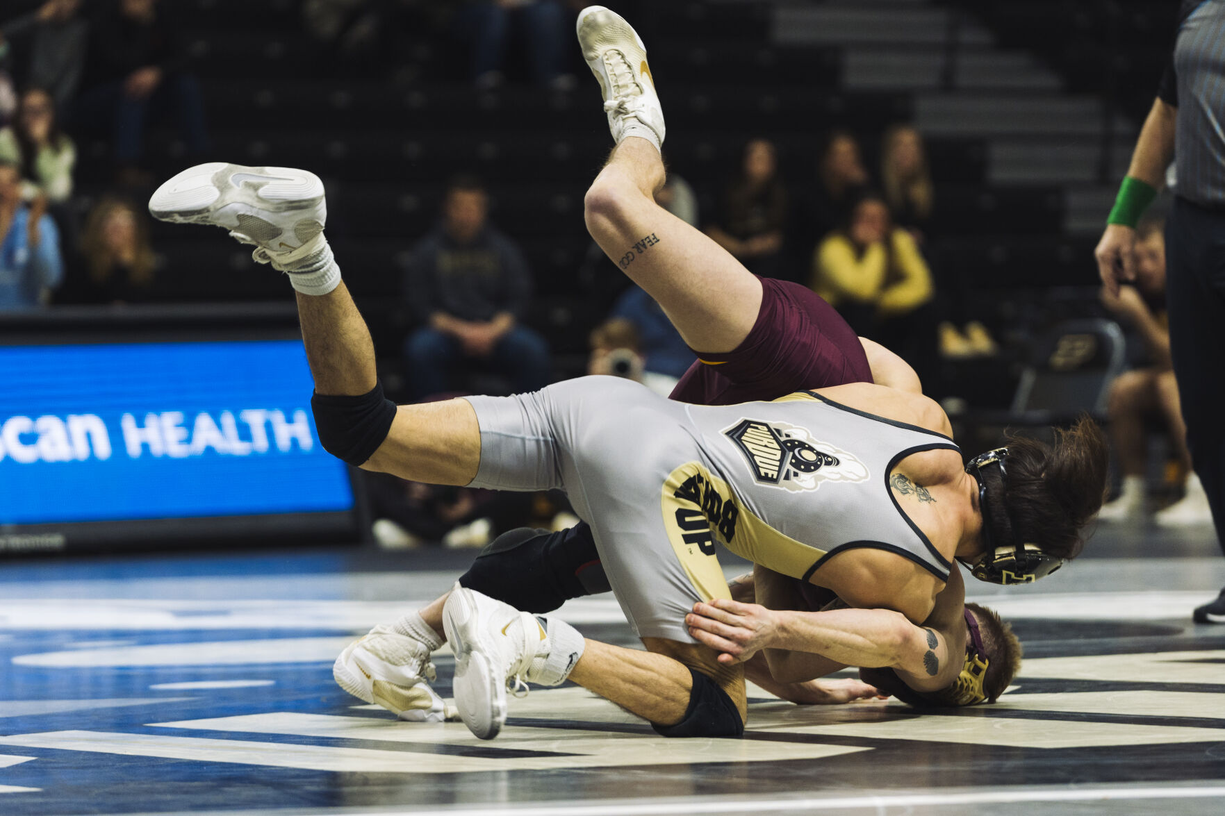 Purdue wrestling hits high note with victory over Cal Poly | Wrestling ...