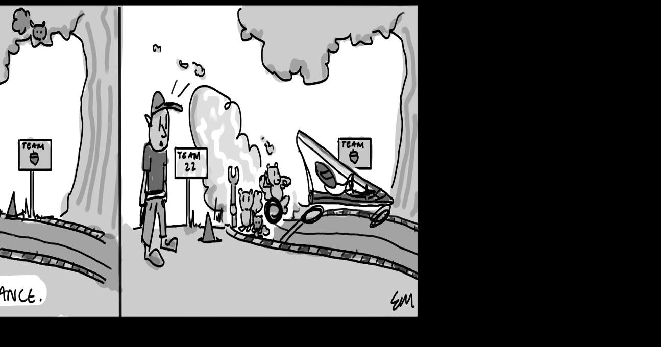 Topher the Campus Squirrel - Ellouise Moehring 04/18/2024 | Comics ...