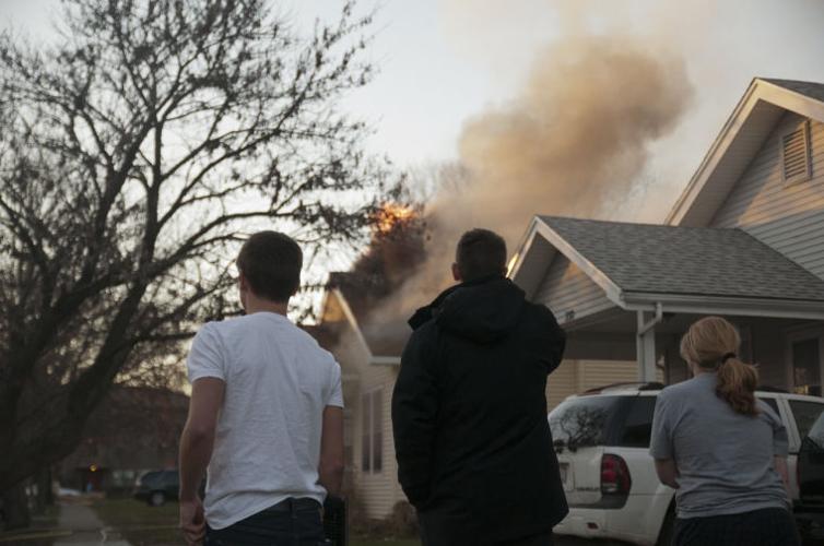 Explosions heard, house on fire at Stadium and Grant | City & State ...