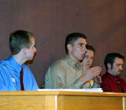 Candidates present platforms at PSG debate Tuesday night | Campus ...