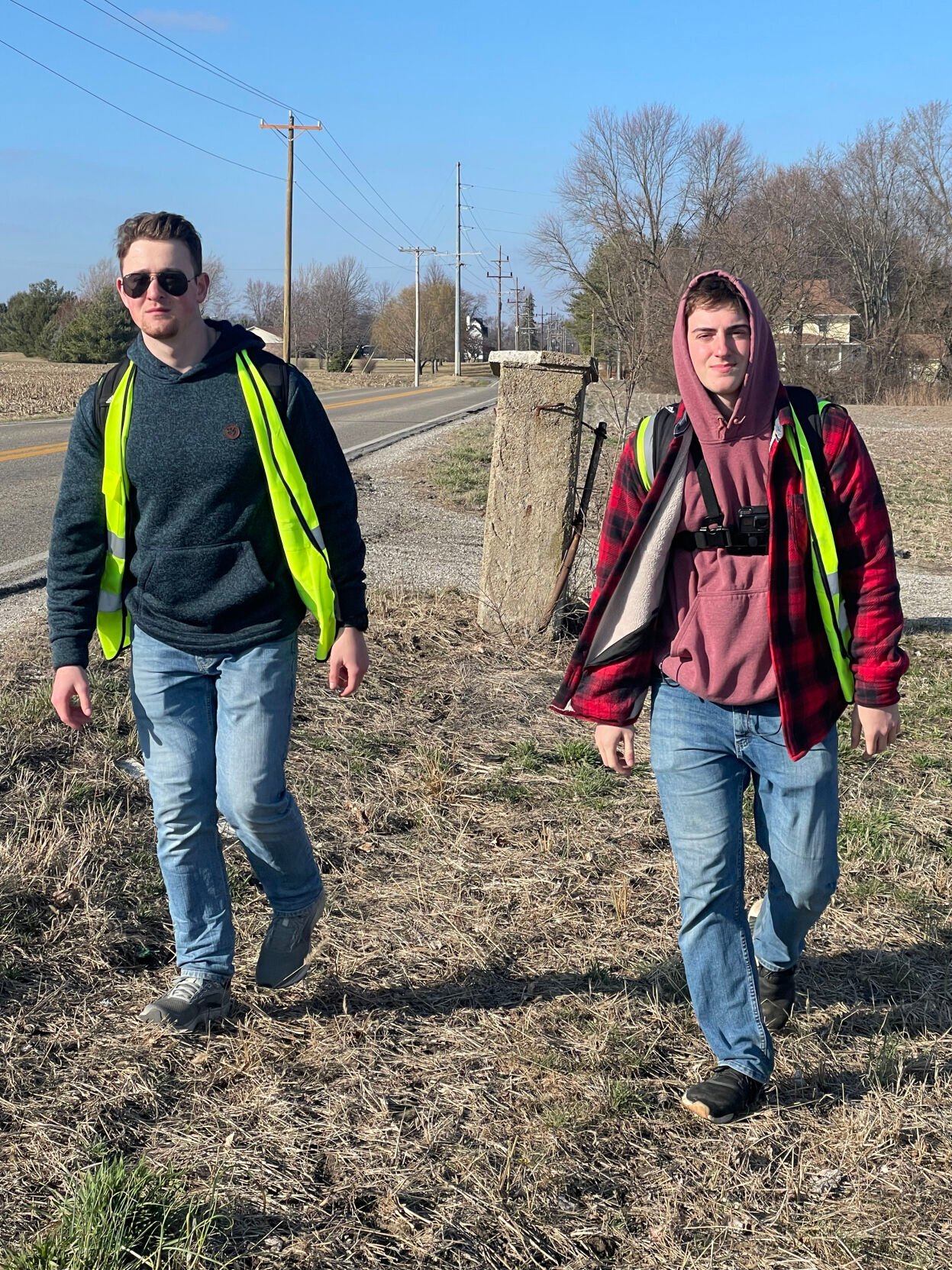 Students walk from Purdue to IU | Campus | purdueexponent.org