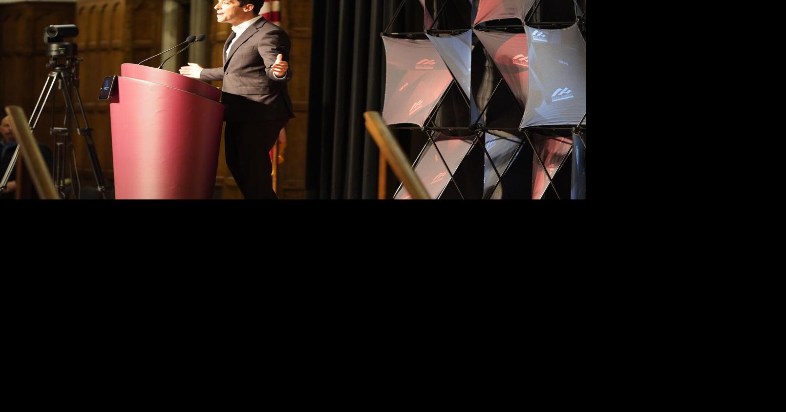 3/23/23 Michael Knowles visits campus, Knowles thanks crowd | Campus ...