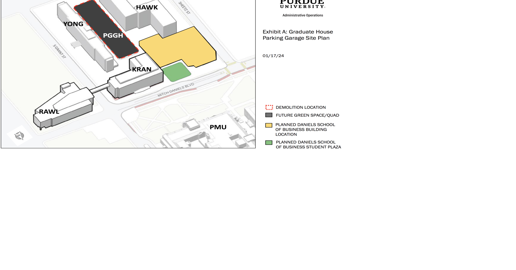 Graduate House Parking Garage to be demolished | Campus ...