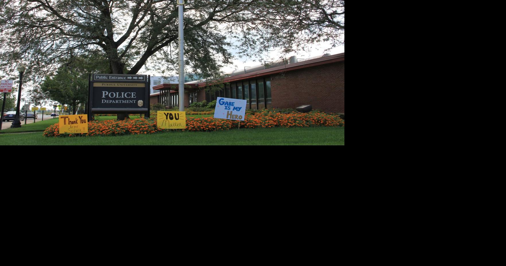 Purdue police car involved in crash as officer, other driver sustain ...