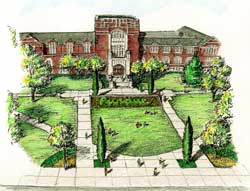 New grass area replaces reflecting pool | Campus | purdueexponent.org