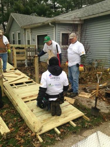 Rebuilding Together builds ramps for veterans
