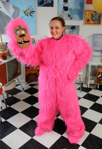 Pink Gorilla returns to deliver your valentines