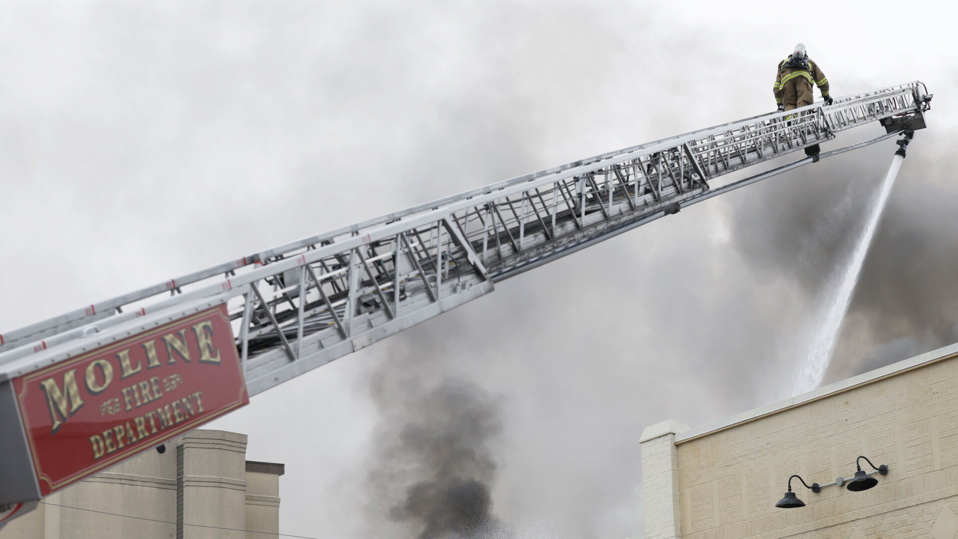 Moline firefighters respond to gas leak Thursday, June 5