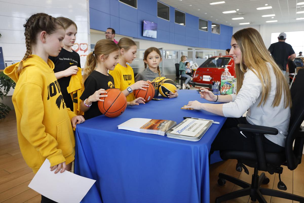 Photos: Hawkeye's Kate Martin signs autographs at Zimmerman Honda in Moline