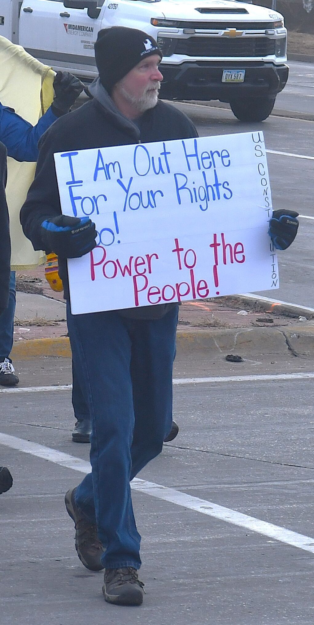Quad-Cities protestors hold 'March for Peace and Dignity'