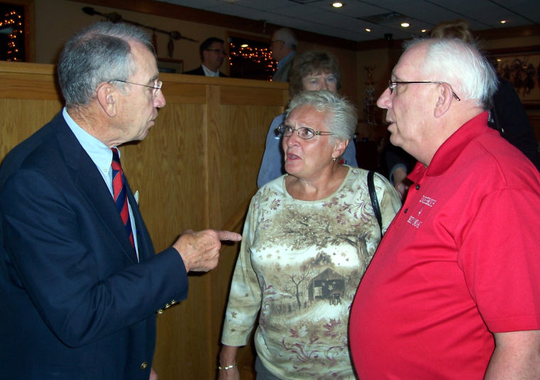 Grassley tells RI audience Obama has overstepped authority