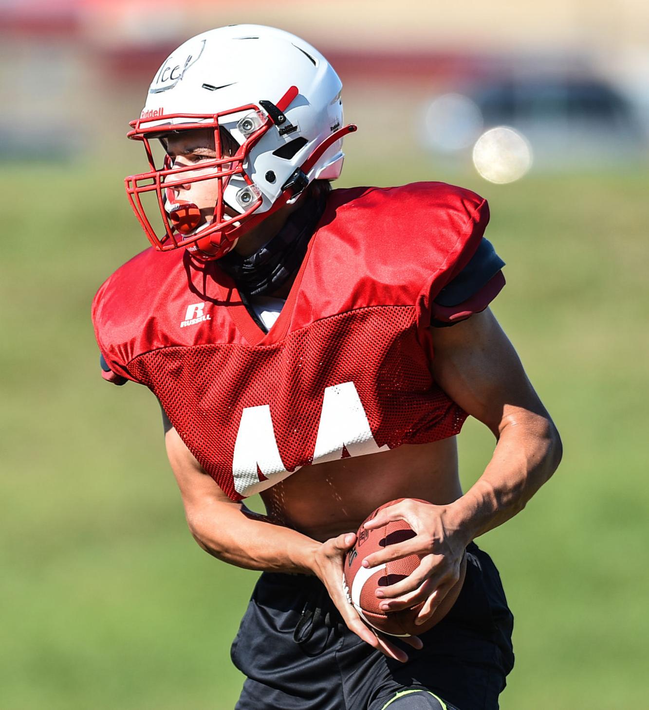Photos: Davenport West Falcons hold football practice