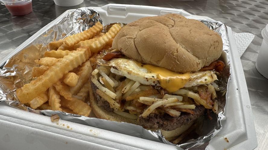 Best thing I ate: GruBeez's Muff Burger in Davenport
