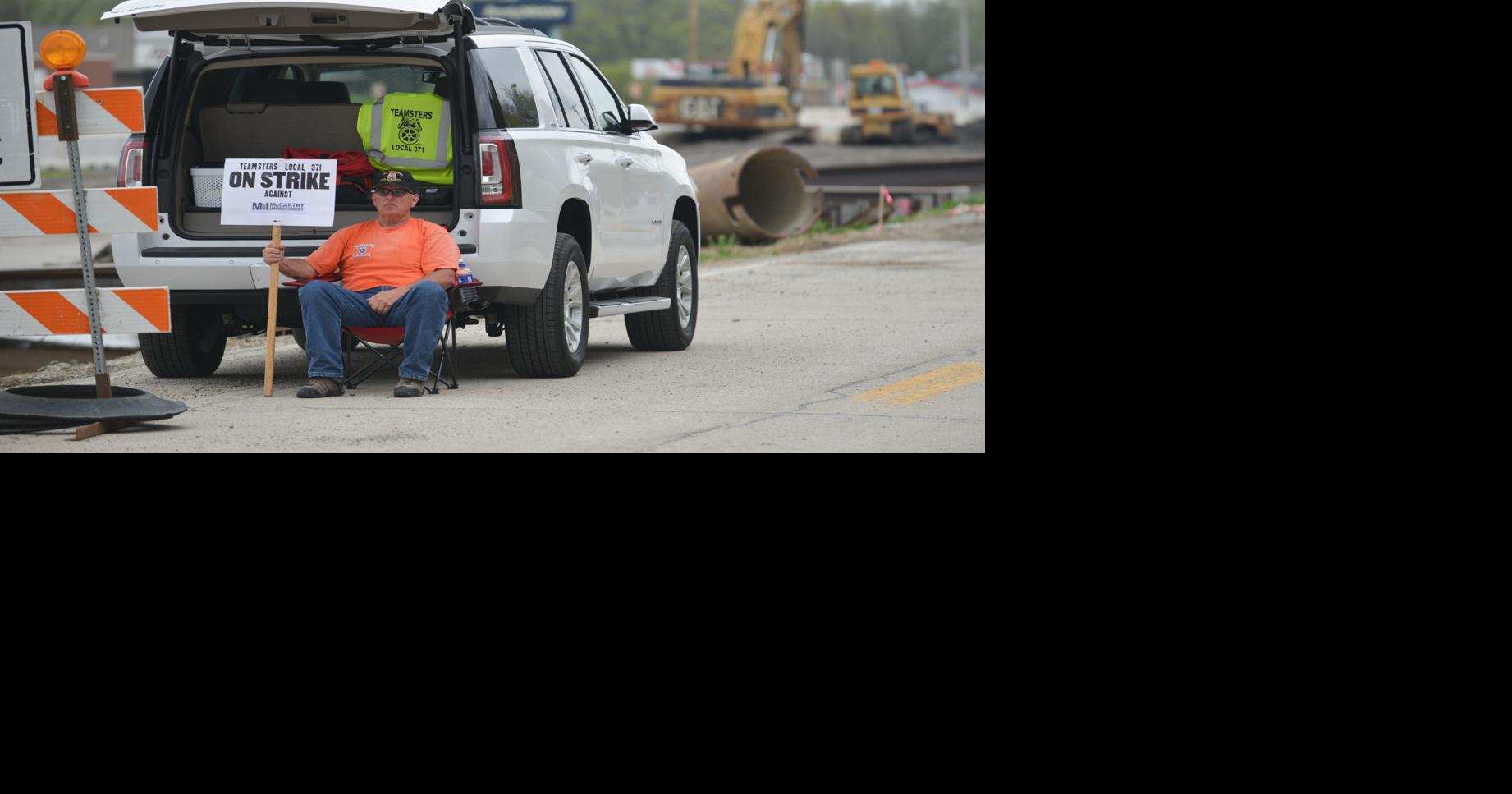 Local 371 goes on John Deere Road strike