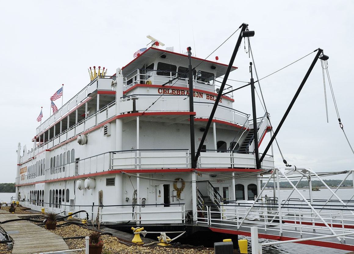 Oil slick caused by Celebration Belle riverboat