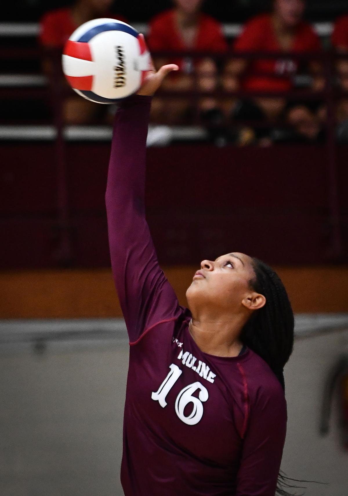 Prep Volleyball: Orion at Moline