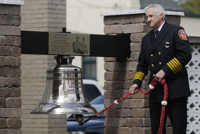 Historic fire bell rings again during R.I. firefighters memorial