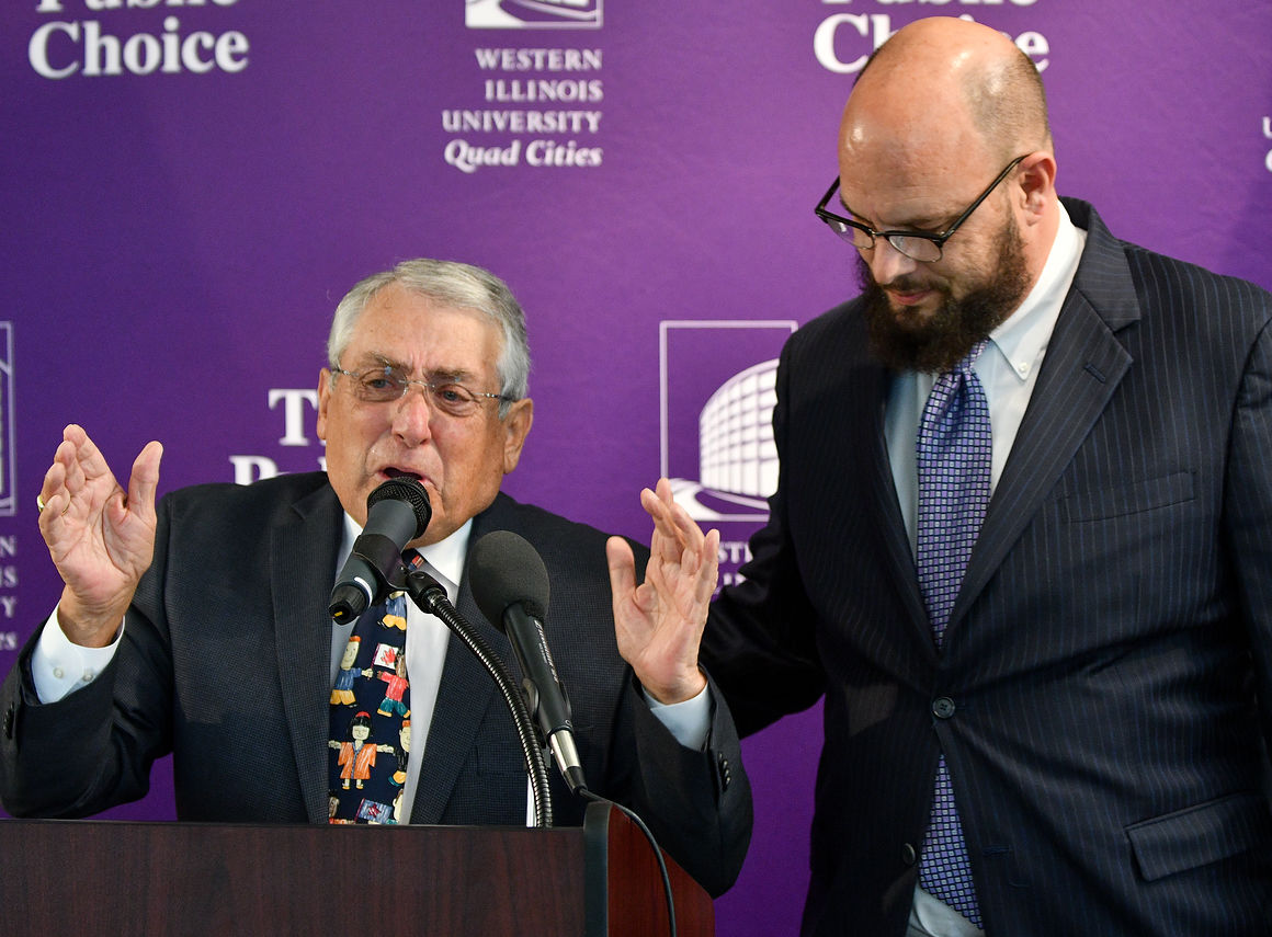 Ontiveros donates to WIU-QC to fund documentaries, microloans