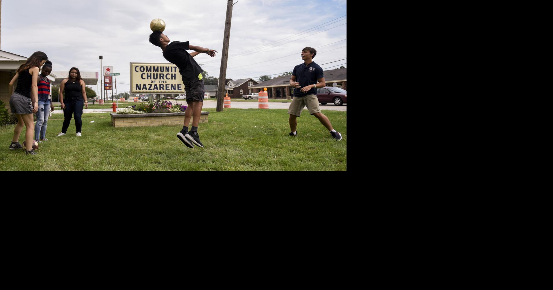 Soccer church giving teens their kicks
