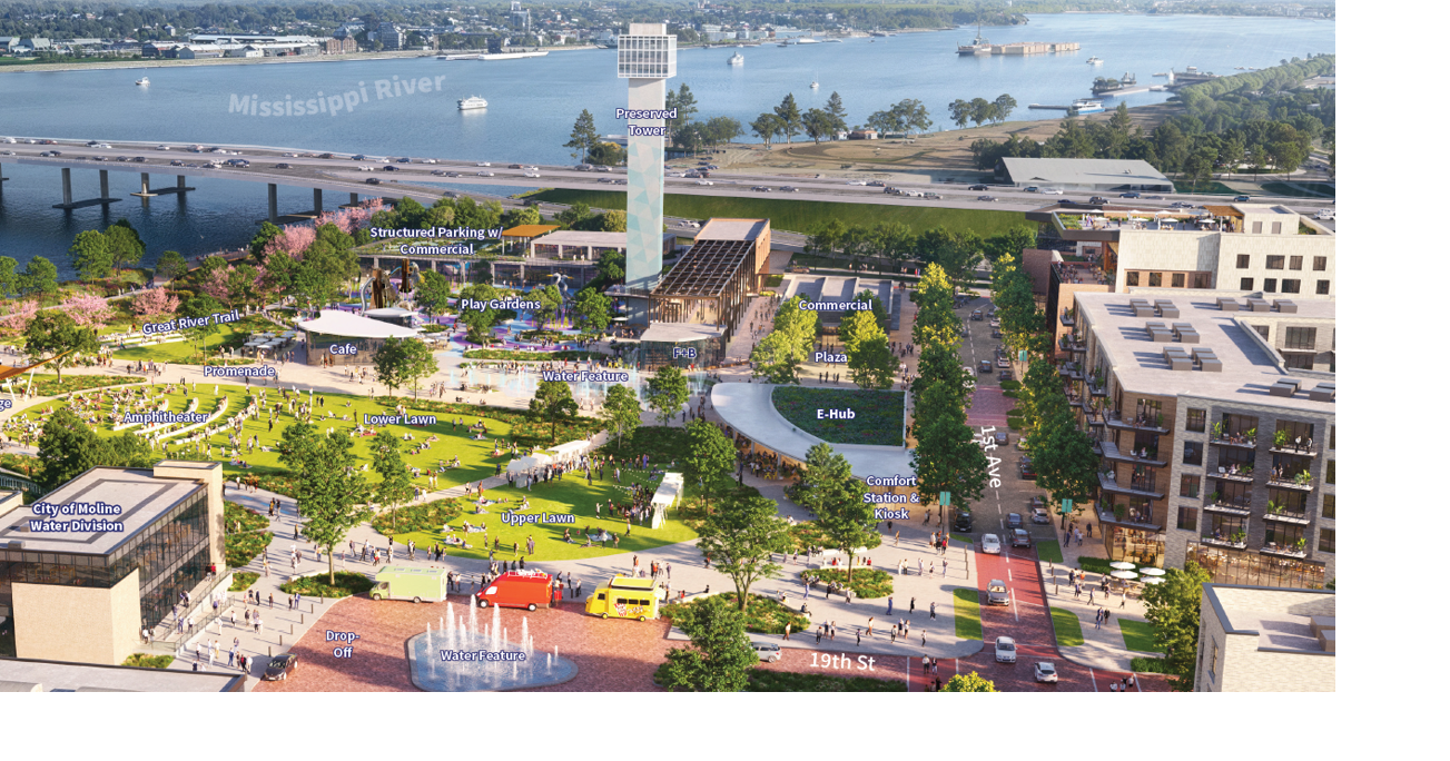 Moline council hears riverfront development update
