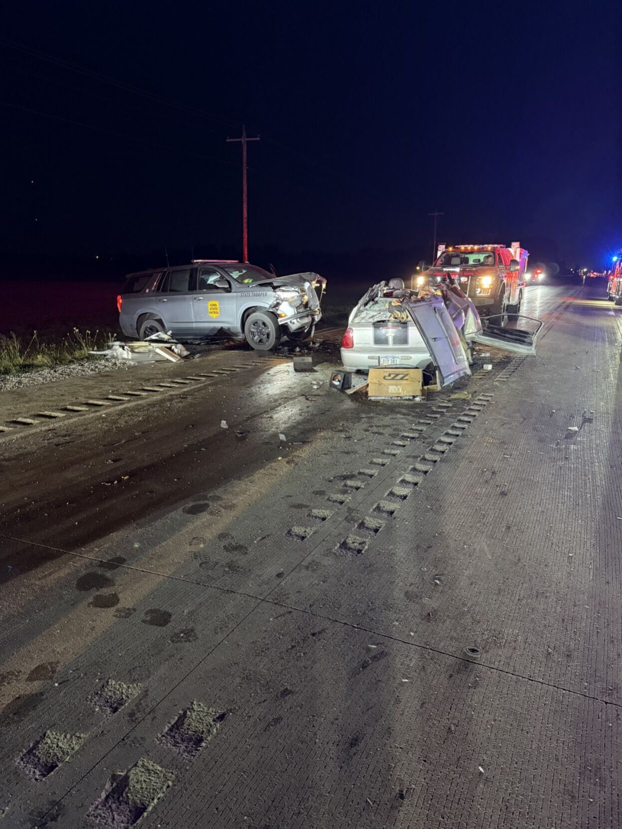 Iowa Rep. Joshua Meggers injured in crash while on duty