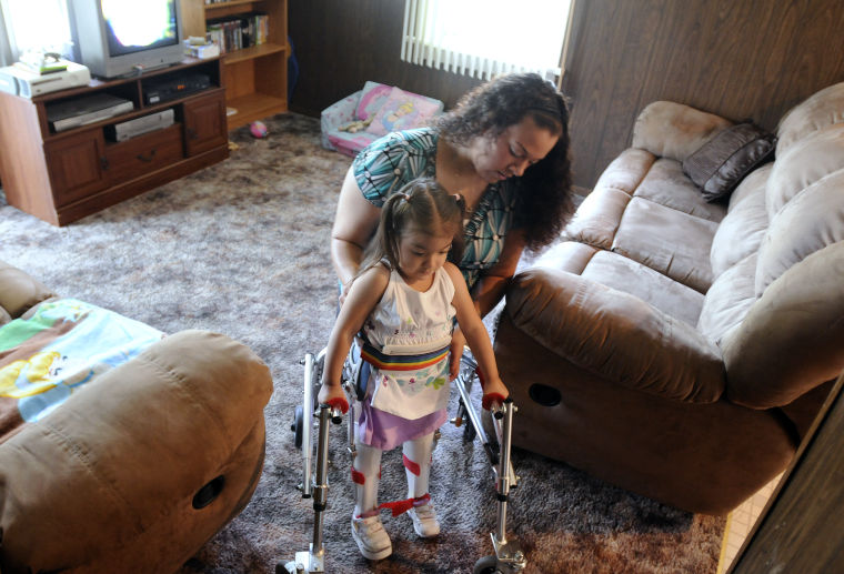 Ceci's story: 4-year-old spina bifida patient has good days, bad days