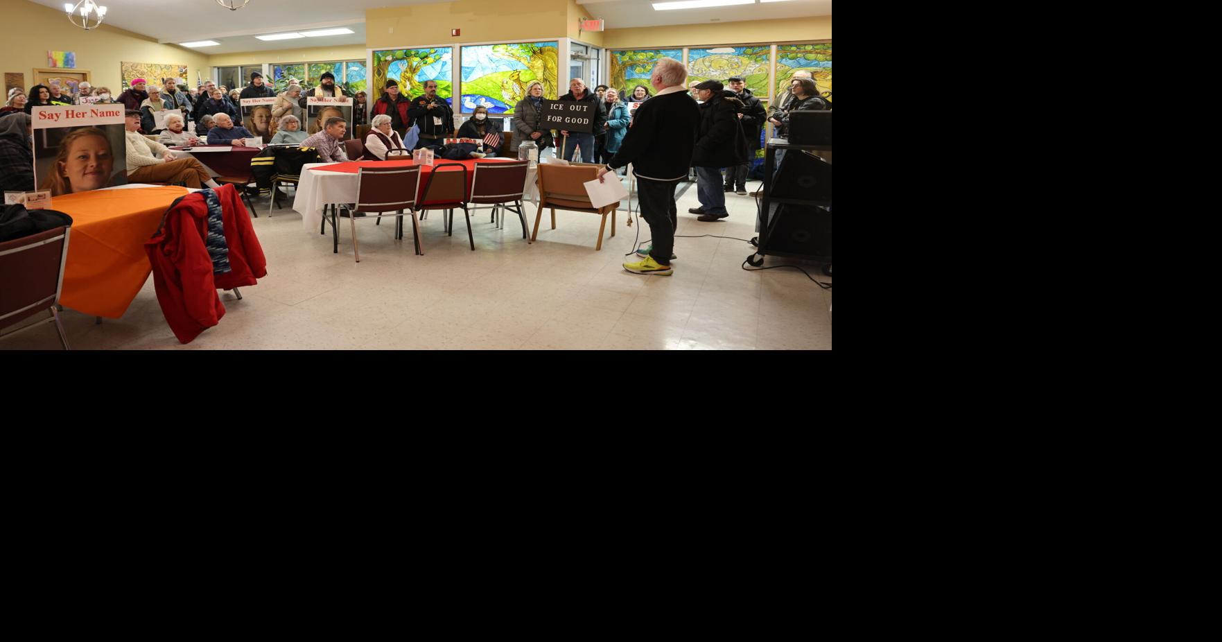 Davenport church hosts protest against ICE Friday evening