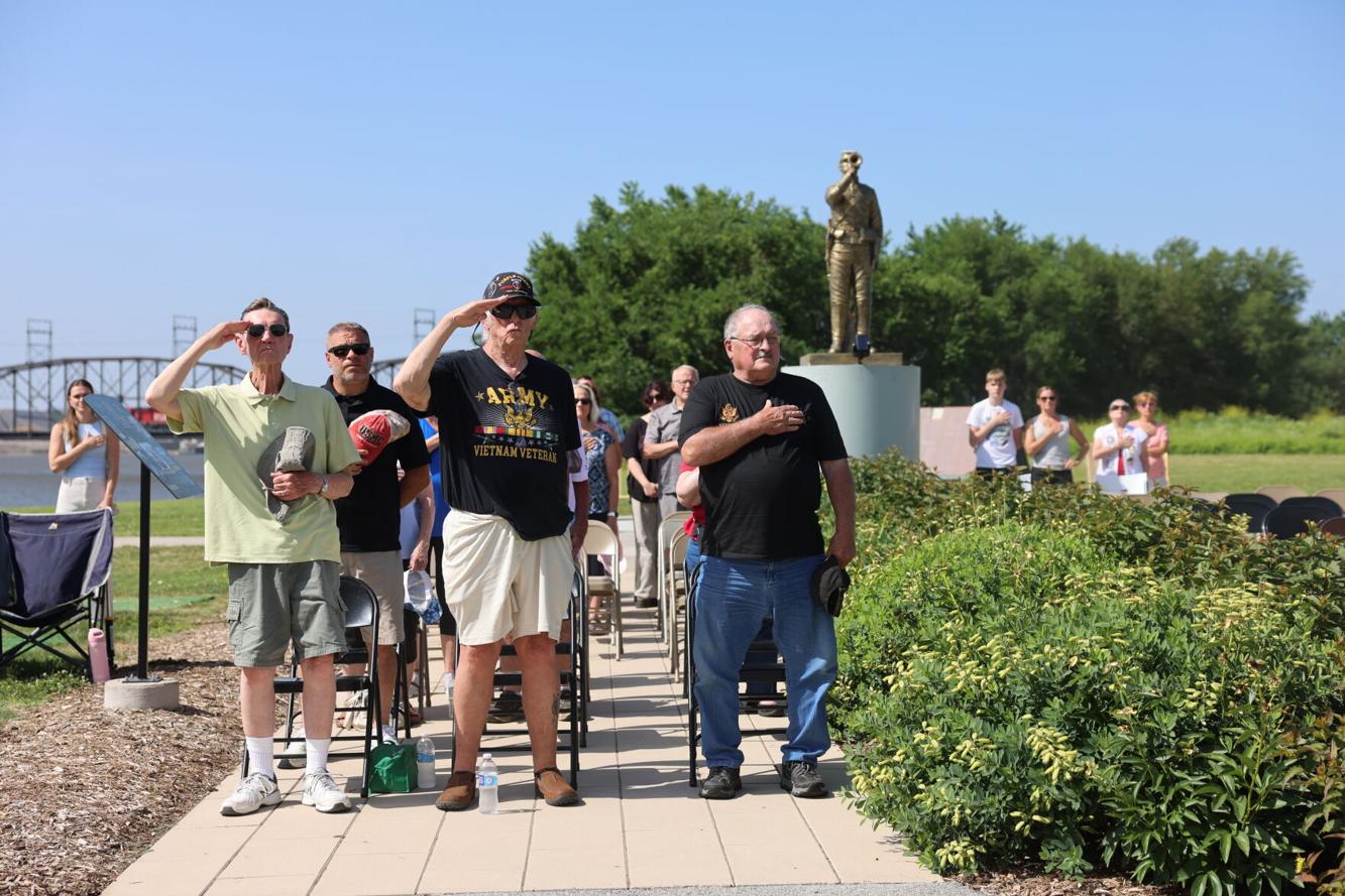 Ribbon-cutting held for additions to Veterans Memorial Park